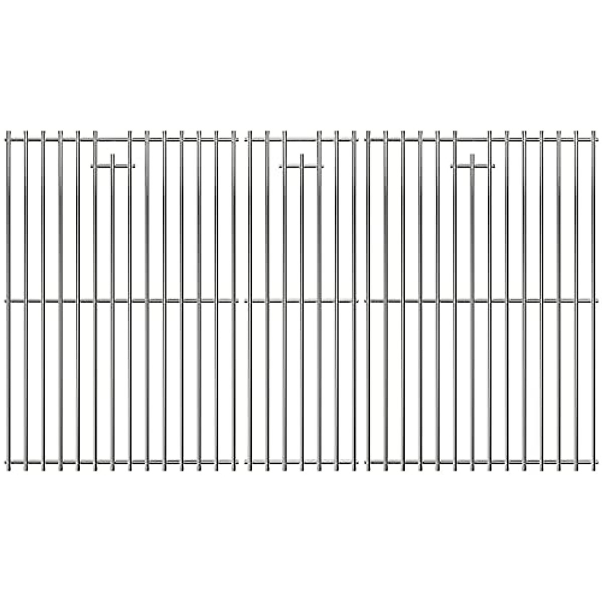 Stainless Steel Solid Rod Cooking Grates for Nexgrill 720-0882A Evolution Infrared Plus 5-Burner Replacement Grill Grates Parts,3 Pack