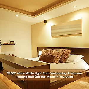 MR16 Halogen Bulb 50W, 6 Pack 12V MR16 Light Bulbs GU5.3 Base, Dimmable Spotlight 2800K Warm White with Clear Glass Cover, MR16 2 Pin Halogen Lamps for Landscape, Track Lights, Range Hood Lights