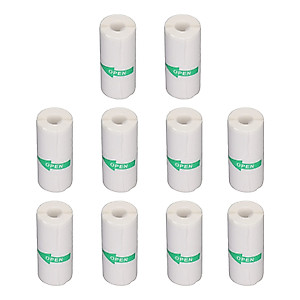 Keebgyy Mini Sticker Receipt Printer Portable Pocket Printer Thermal Inkless Printing Paper Including 5 Rolls for Photo Journal Notes 57x25mm Adhesive Thermal Paper (10 Rolls)