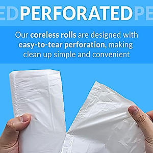 [Made in USA] Reli. 33 Gallon Trash Bags (50 Bags) | Clear Trash Bags | Recycling Bags | Plastic Trash Bags 30+ Gallon (32 Gal - 33 Gal) | Large Garbage Bags/Can Liners, Heavy Duty 33 Gal | SuperValue