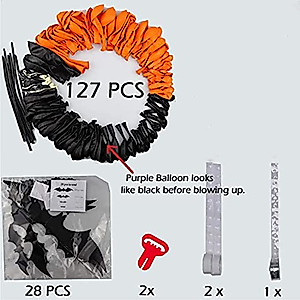 Bat Spider Balloon Halloween Party Arch Decoration Balloons Set