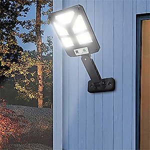 BLHKBAIKB Solar Street Light,Dusk to Dawn Solar Outdoor Light with Motion Sensor for Street Yard Playground Parking Lot,F