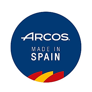 ARCOS Butcher Knife 8 Inch Nitrum Stainless Steel and 200 mm blade. Professional Cooking Knife For Cutting Meat, Fish and Vegetables. Ergonomic Polyoxymethylene Handle. Series 2900. Color Black