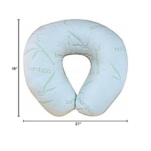 All American Collection Comfortable Soft Plush Light Polyester Bamboo Nursing Travel Pillow for Mom Baby Toddler