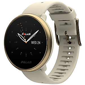 POLAR unisex adult Modern Polar Ignite 2 Fitness Smartwatch, Champagne Gold, S-L US