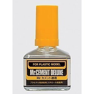 Mr. Cement Deluxe Economy Bottle NET.40ml Gundam Hobby (Brush Type)