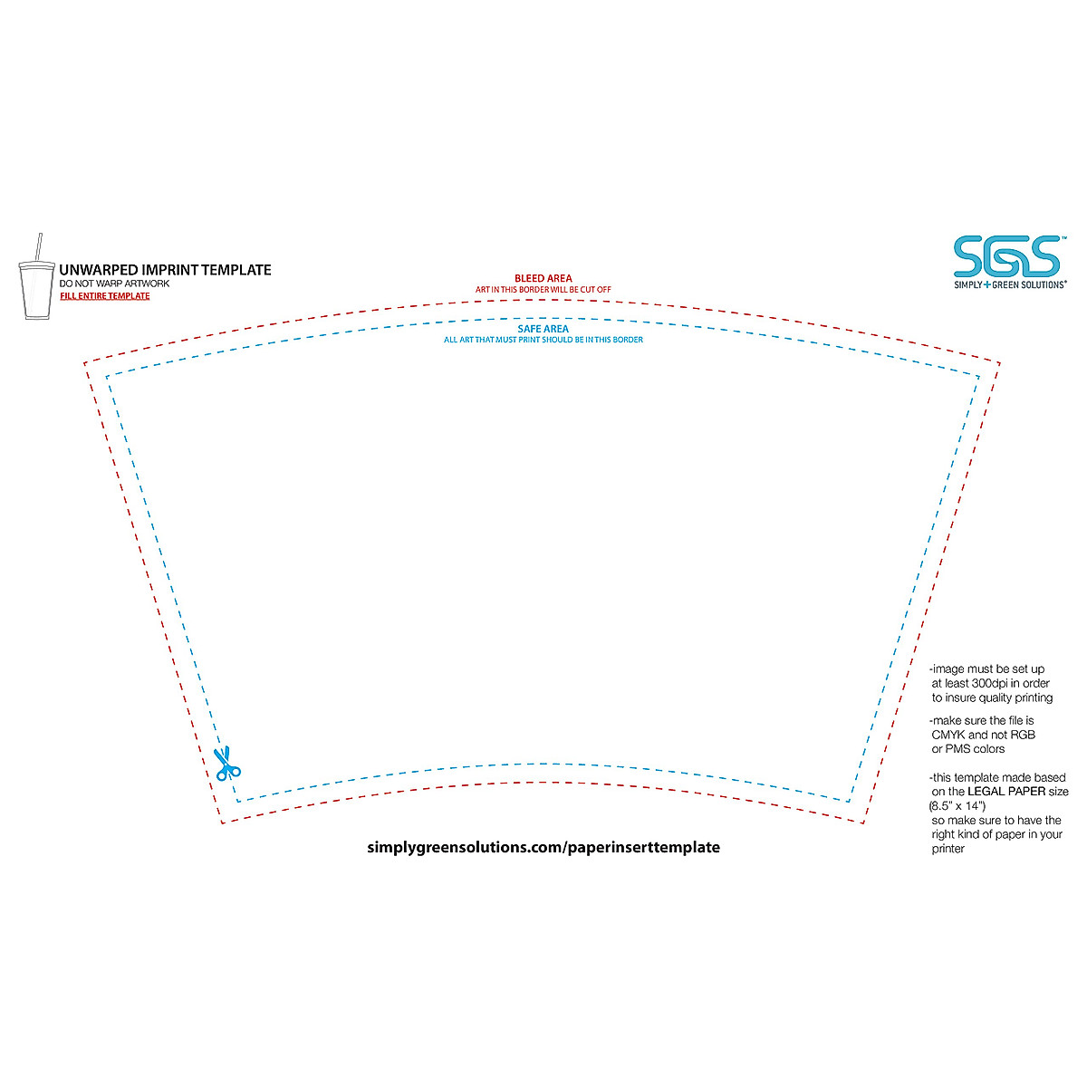 Simple Green Solutions - Customizable Paper Insert Acrylic Double Wall Cup for Cold Drinks, Clear Reusable Cups with Lids & Straws, Insulated Plastic Tumblers with Lids & Straw, Acrylic Tumblers, 16oz