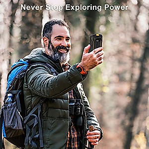 DOOGEE Rugged Phone 2023, S41 PRO, NFC 6300mAh Battery 4G Dual Sim Rugged Phones Android 12, 7GB+32GB SD 1TB, 5.5" HD Screen, IP68 Waterproof Outdoor Military Grade Cell Phone, GPS
