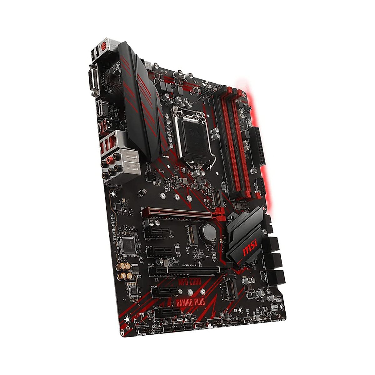 MSI MPG Z390 Gaming Plus LGA1151 (Intel 8th and 9th Gen) M.2 USB 3.1 Gen 2 DDR4 HDMI DVI CFX ATX Z390 Motherboard