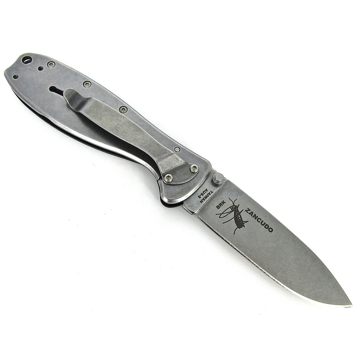 BLUE RIDGE Knives Zancudo Black/Stonewash Framelock Folder