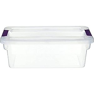 Clearview Latch Box Storage Tote Container