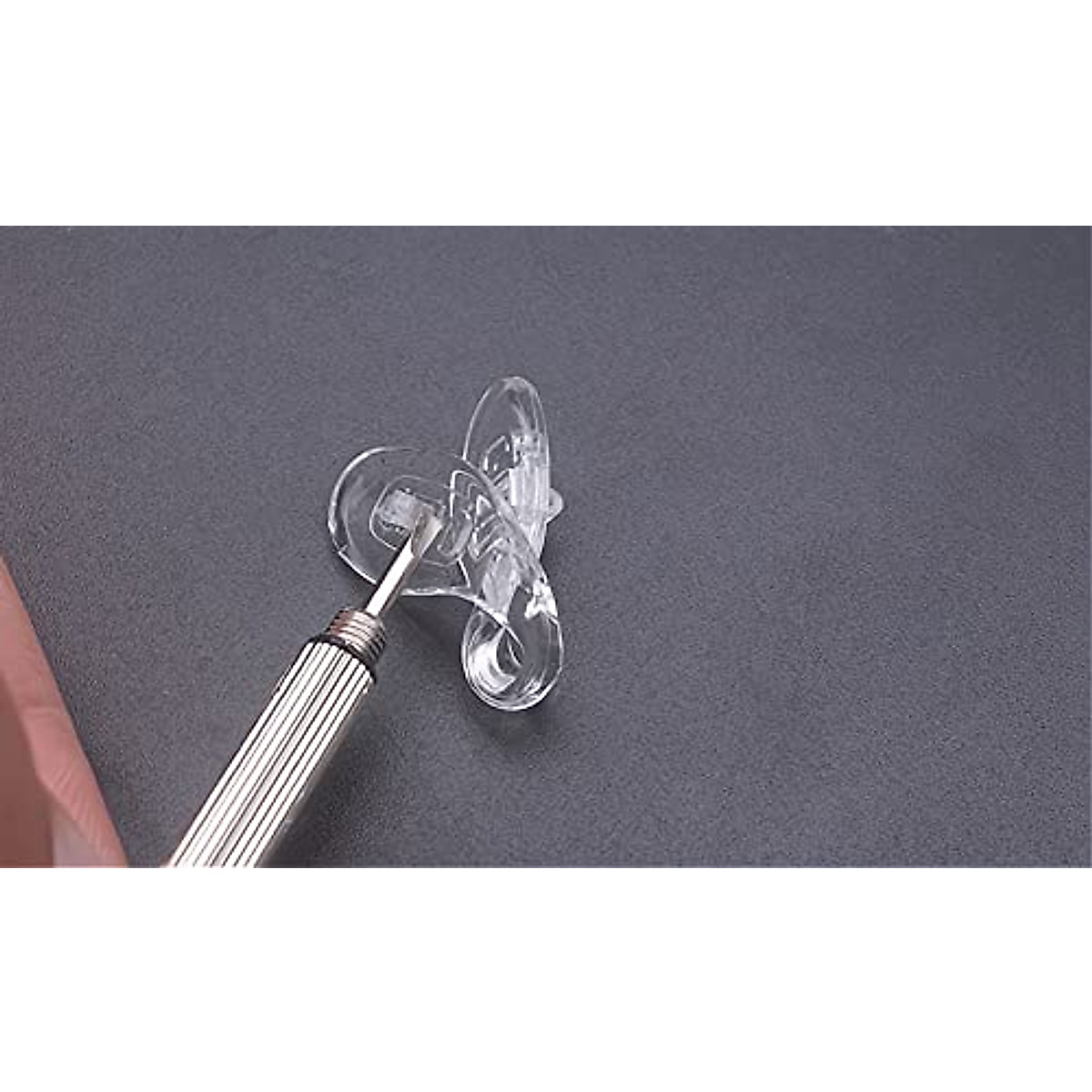 Eyeglasses Nose Pads,BEHLINE Glasses Bridge Strap/Saddle Bridge,Soft Silicone Anti-Slip Replacement Nosepads,Screw-in Eyeglasses Nose Piece for Eye Glasses Sunglass Eyewear Optical (Large-Adult)