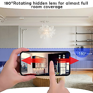 Small-ECO Hidden Camera Speaker - Spy Camera PTZ HD 1080P WiFi Motion Detection Video Recorder Wireless Mini Safety Nanny Camera