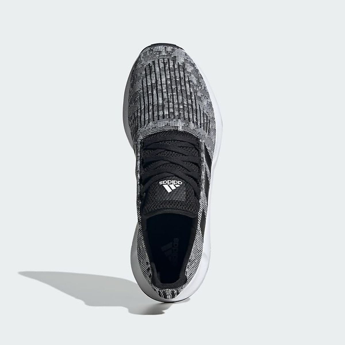 adidas Men's Swift Run Legacy Sneaker, Core Black/CoreBlack/White, 10