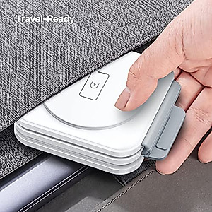 Wireless Charger 3 in 1,Magnetic Wireless Charging Station,Fast Mag-Safe Wireless Charging Pad for iPhone 14/13/12/Pro/Max/Min/Plus,AirPods 2/3/Pro, for Apple Watch(with Adapter)