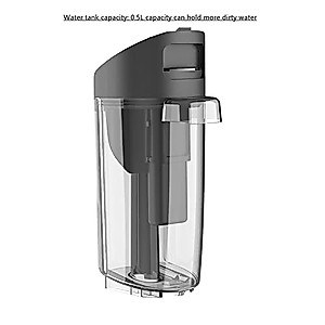 HNXMJ Sweeper Wastewater Tank (DWT) Compatible with Tineco Floor ONE S3 Wet & Dry Vacuum Cleaner Accessories (Color : Black)