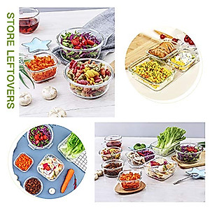 ETERNA GLASSWELL 18 Piece Glass Food Storage Containers with Locking Lids - Airtight & Leak Proof, BPA Free - Dishwasher, Oven, Freezer, Microwave Safe Glass Meal Prep Container