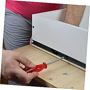 Abaodam 3 Pairs Keyboard Rails Computer Stands Table Tray Drawer Guides Keyboard Tray Under Desk Computer Drawer Tray Under Desk Pull Out Drawer-Design Rack Multi-Functional Keyboard Rail