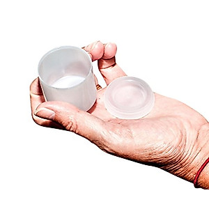 CTKcom 35MM Film Canisters(24 pack)- Tight Sealing Lids on All Canisters for Travel or Small Storage and Geocaching, 24 pack(Clear)