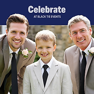 LUTHER PIKE SEATTLE Handmade Ties For Men: Woven Tie Mens Ties: Standard & Thin Mens ties, Solid Color & Dots Neckties