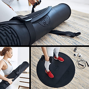 Realm Pad Virtual Reality (VR) Gaming Mat, Durable Anti Fatigue Mat Helps Maintain Orientation, Large 39" VR Mat for HTC Oculus PlayStation Valve (Black)