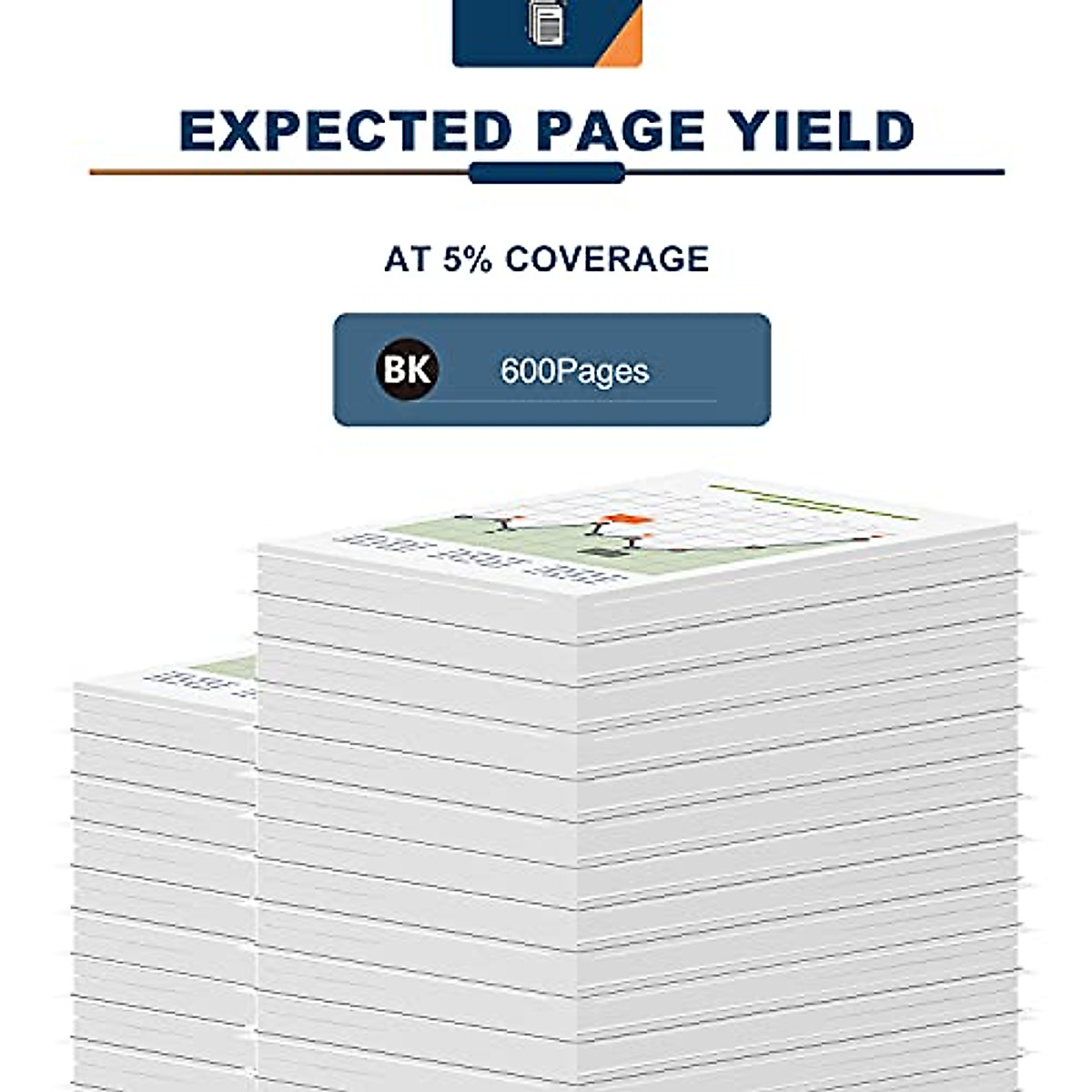 Ankink 65xl Black Ink Cartridge for HP 65 HP65 XL HP65XL Fit for Envy 5000 5010 5014 5052 5055 5070 DeskJet 2600 2622 2640 2652 2655 3700 3752 3755 Printer | HP65 Higher Yield Ink Combo Pack 2 Pcs