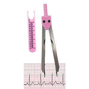EKG ECG Caliper Electrocardiogram Divider - Pink