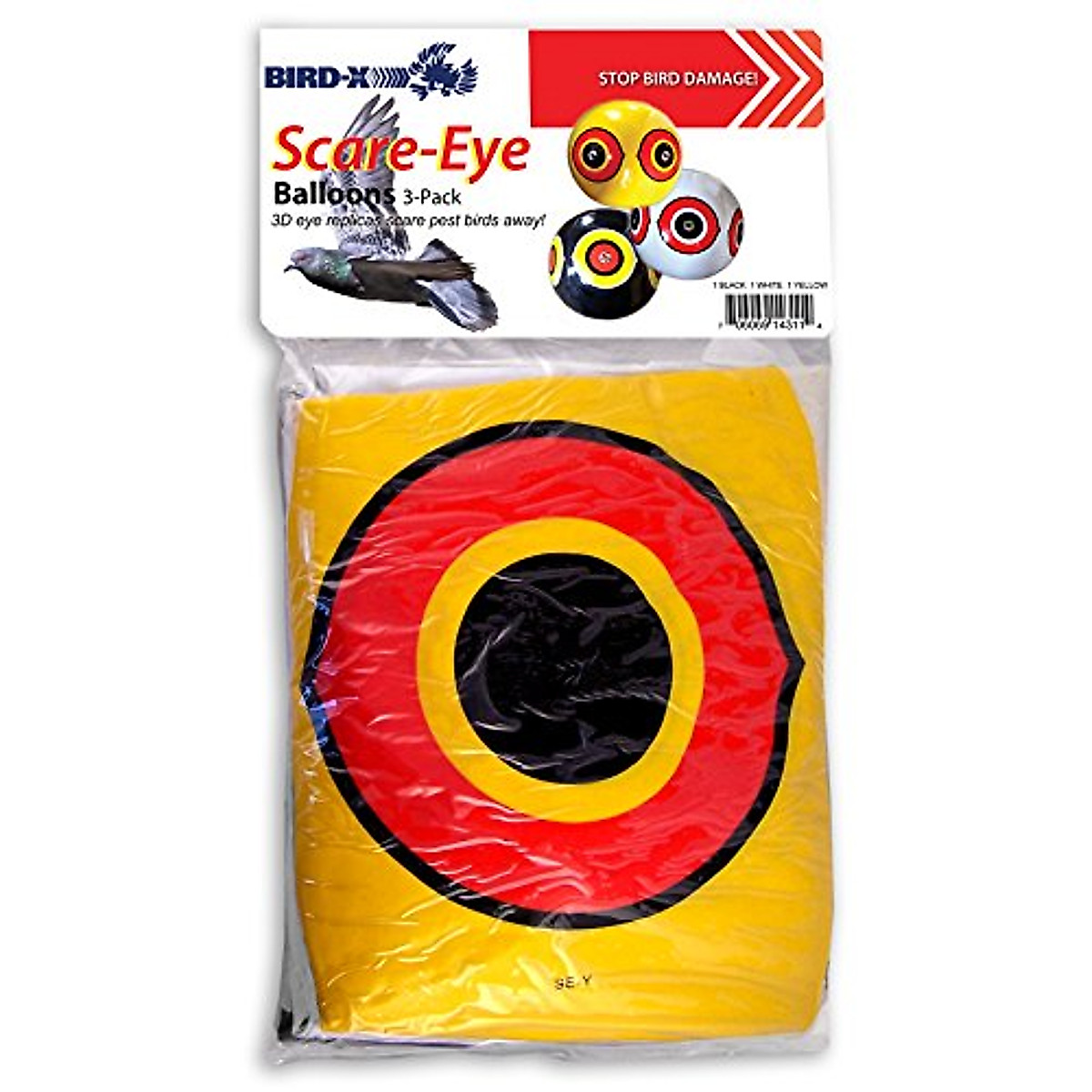 Bird-X Scare-Eye® Bird Repellent Predator Eyes Balloons, Pack of 3
