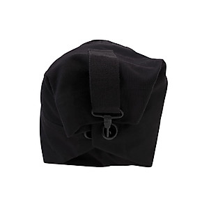 Rothco Gi Style Canvas Double Strap Duffle Bag, Black