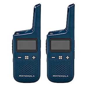 T383 Blue 25 Mile 2 Way Radio W/Charging Dock