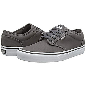 Vans Men's Atwood Sneaker, Canvas Pewter White, 14