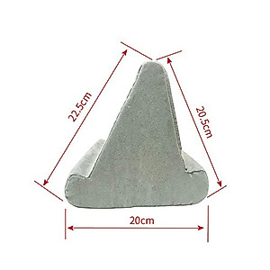 SoSickWithIt New Compressible Tablet Stand Pillow Holder Multi Angle Soft Cushion Pillow Stand for iPad Tablet Book and E-Reader (Little Gray)