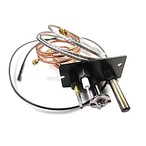 10002264 Pilot Assembly NG Fireplace Replacement of HHT Majestic & VC NG Pilot Assembly for Fireplaces, Fryer with 750mV Thermopile