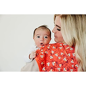 Copper Pearl Baby Burp Cloth Large 21''x10'' Size Premium Absorbent Triple Layer 3-Pack Gift Set Elmo