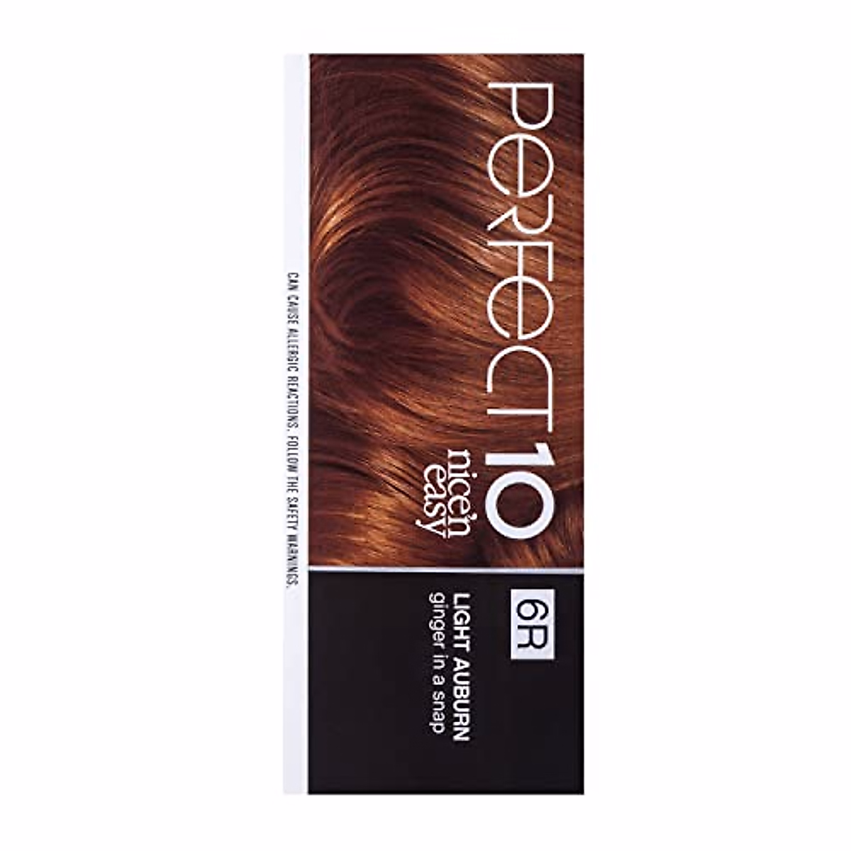 Clairol Nice'n Easy Perfect 10 Permanent Hair Dye, 6R Light Auburn Hair Color, Pack of 1