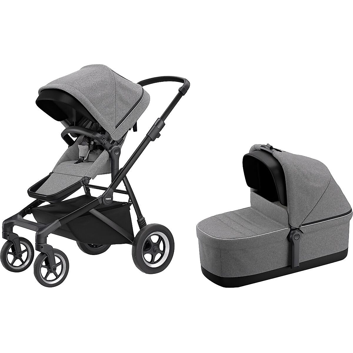 Thule Sleek Bassinet, Grey Melange