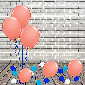 Qualatex 13182 Coral 11"/ 11-inch Round Latex Party Balloons (Pack of 25)