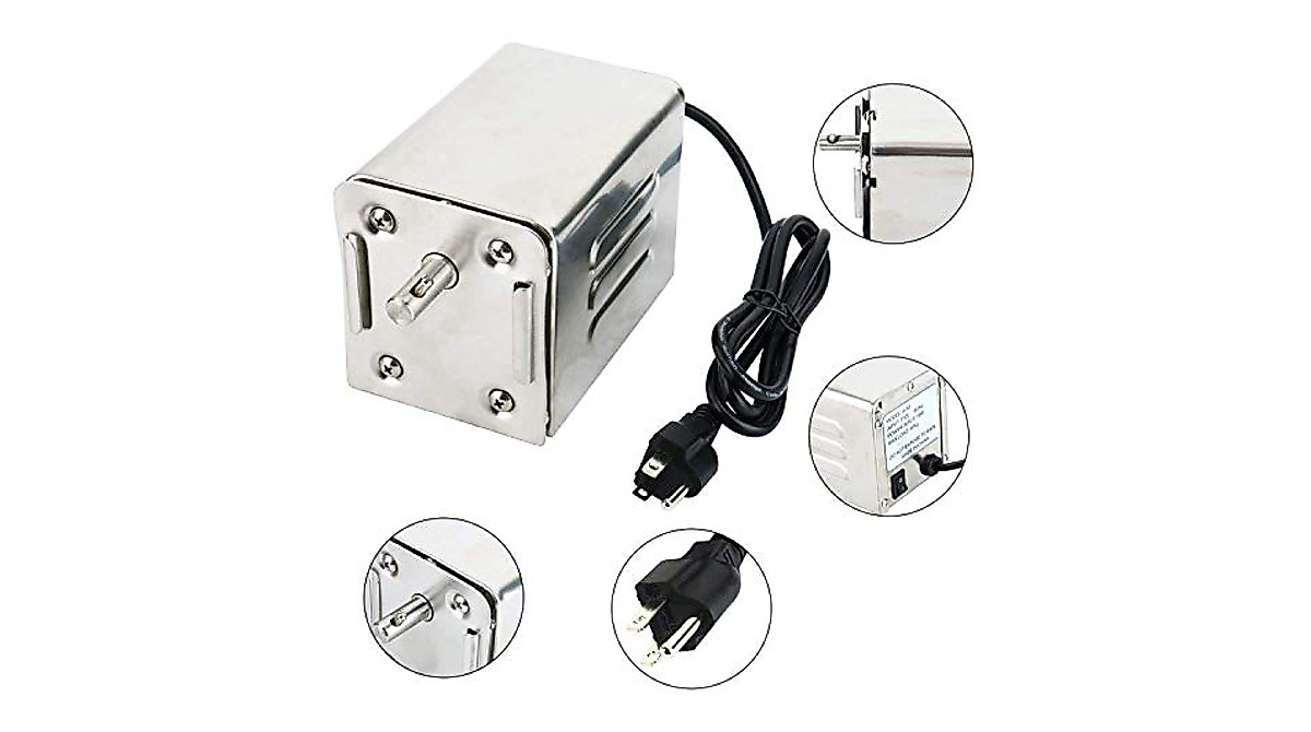 YaeTek 40KG Electric Rotisserie Motor for Heavy-Duty BBQ Roasting