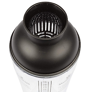 16oz Large Cocktail Shaker Bar Set - Includes Measuring Jigger, Strainer, 6 Printed Mixed Drink Recipe Measurements on Bottle - Bartender Kit for Mojitos, Martinis & More - Great for St. Patricks Day