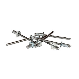 Arrow RSS1/8 Short Steel 1/8-Inch Pop Rivets for Metal, Fabric, Leather, and Auto Repair, 25-Pack