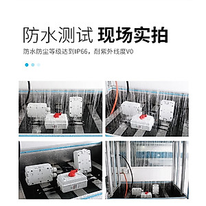 INFRI 1 PCS Solar Electrical Isolator Switch 1000V DC Isolator Switch with 2 Pairs Solar Connectors for Solar Power System