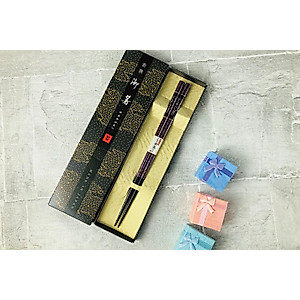 Premium Japanese Chopsticks Reusable [ Made in Japan ] Traditional Lacquer Art Wooden Chopsticks B (Galaxy PU(MK007))