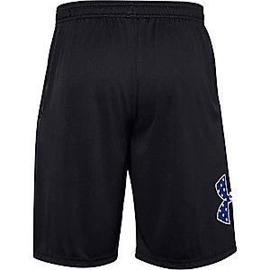 Under Armour Men's Freedom Tech Logo Shorts , Black (001)/Black , Large