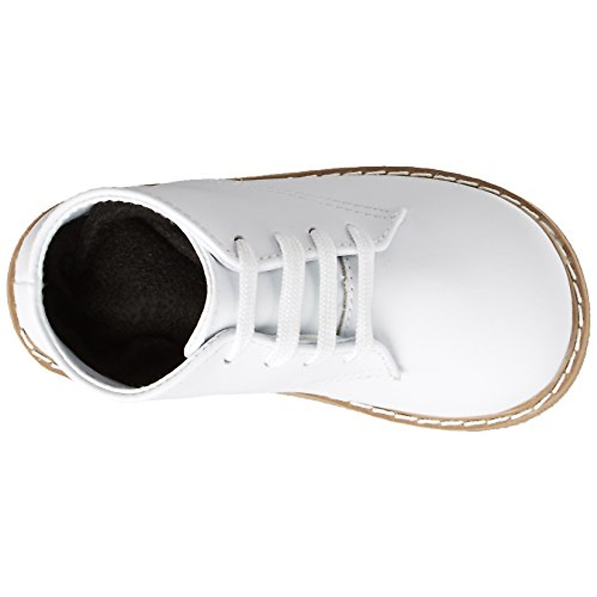 Baby Deer High Top Leather First Walker (Infant/Toddler),White,3 M US Infant