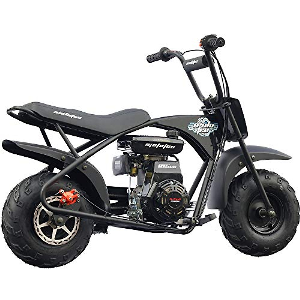 MotoTec 105cc 3.5HP Gas Powered Mini Bike, Black, (MT-MiniBike-105cc_Black)