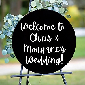 Marketing Holders 33” Round Disc DIY Black Acrylic 1/8" Thick Lucite Circle Table Top Art Project Portable Lightweight Backsplash Wall Panel