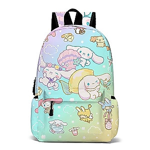 KGEVOCL Cartoon Laptop Bag Cute Lightweight Waterproof Bookbag Christmas Birthday Gifts Bookbag for Women Fashion Leisure Bag, Pink