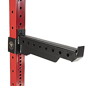 Signature Fitness SF-3 1,500 Pound Capacity 3” x 3” Power Cage Squat Rack, Includes J-Hooks and Safety Straps, Other Optional Accessories, Spotter Arms