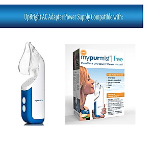UpBright 20V AC/DC Adapter Compatible with MyPurMist Free OSB1 Cordless Ultrapure Steam Inhaler ATS024T-W200U LPS ATS024TW200U YHY-20001200 WL200024US-W 1.2A Switching Power Supply Battery Charger PSU