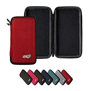 WYNGS Protective Case for Texas Instruments TI-84 Plus CE Graphing Calculator in red